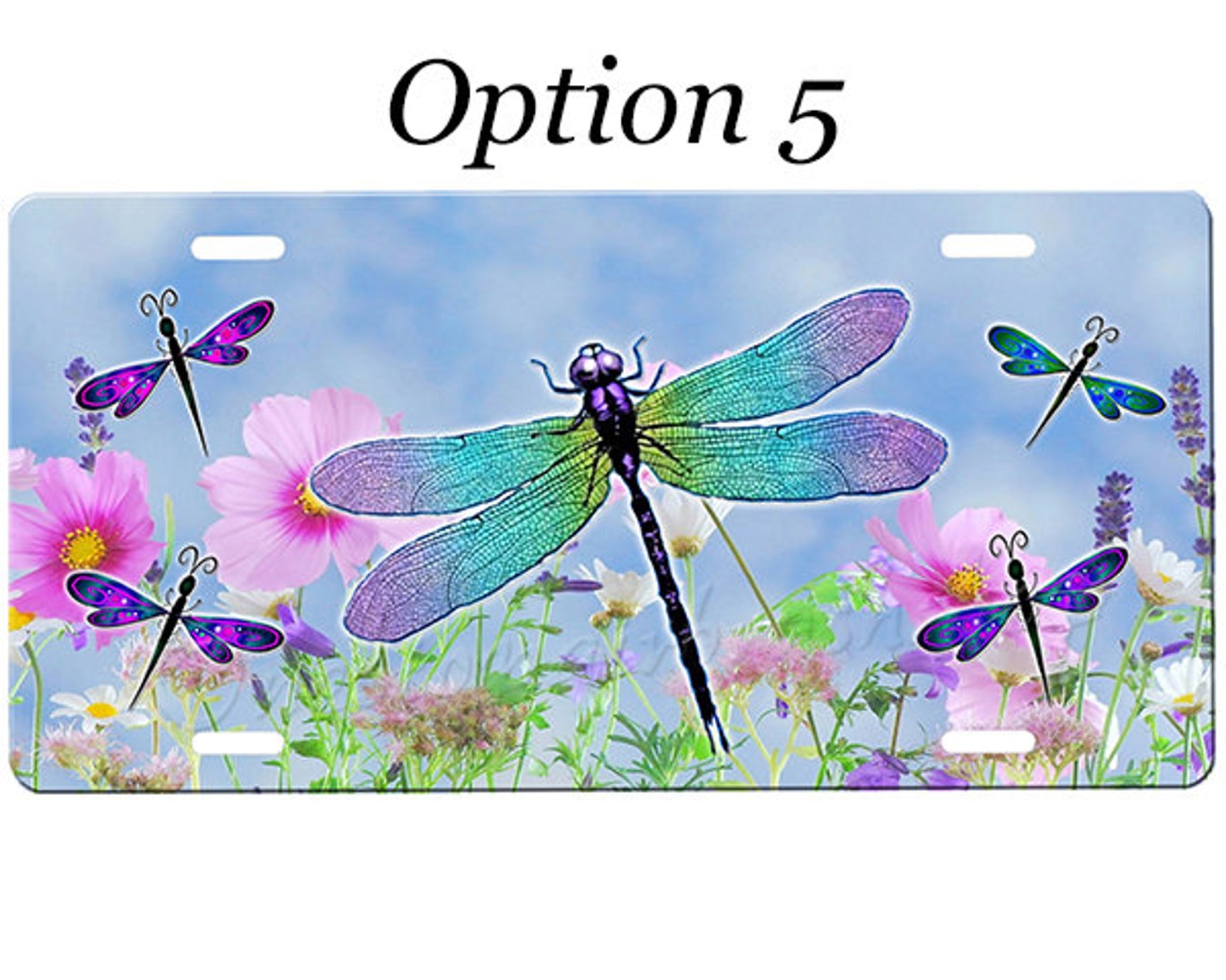 Dragonfly License Plate - Etsy