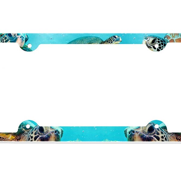 Sea Turtle Frame License Plate - Etsy