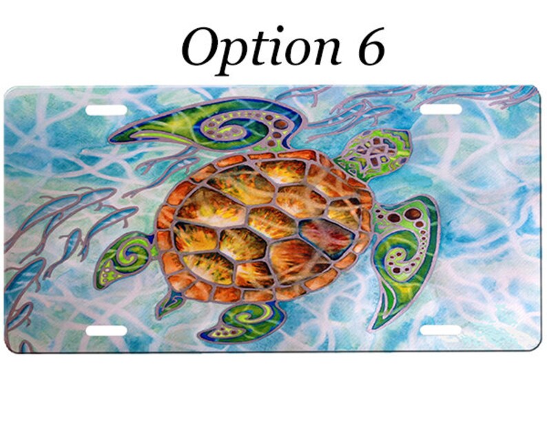 Sea Turtle License Plate | Etsy
