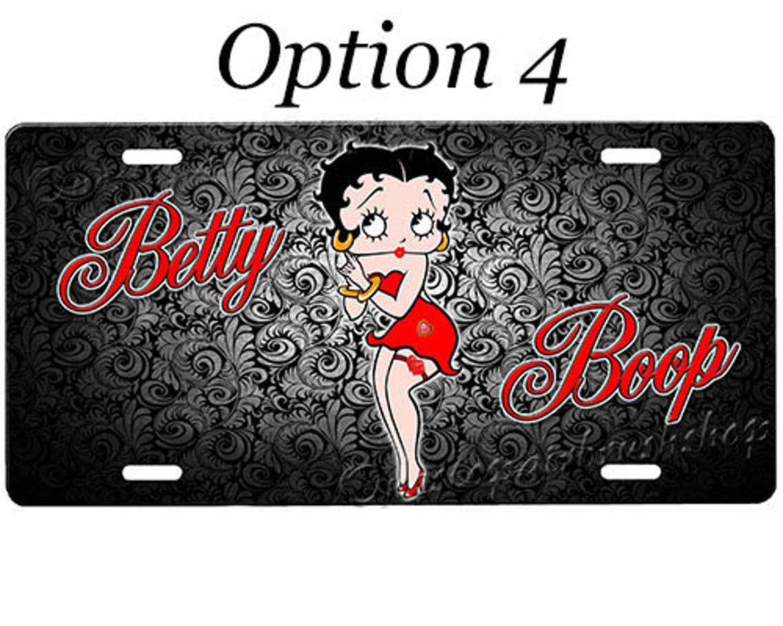 Betty Boop License Plate - Etsy