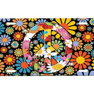 Peace Sign License Plate - Etsy