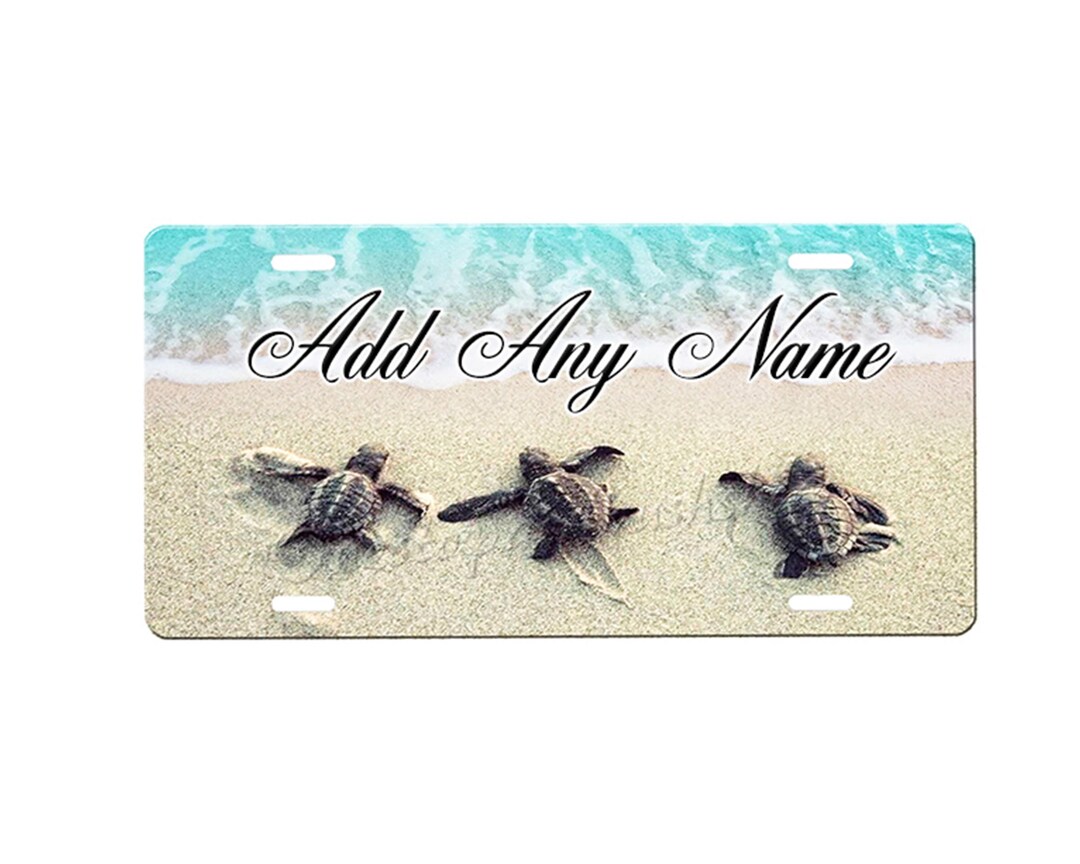 Sea Turtles License Plate - Etsy