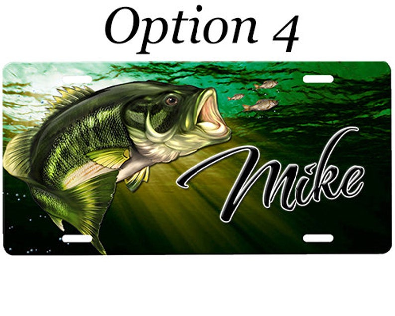 Bass License Plate - Etsy