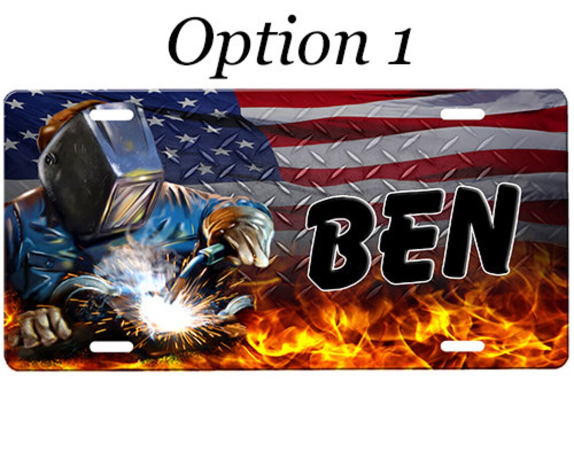 Welder License Plate | Etsy