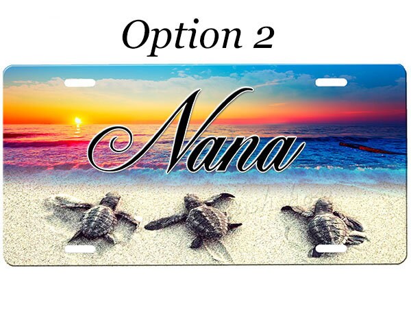 Sea Turtles License Plate | Etsy
