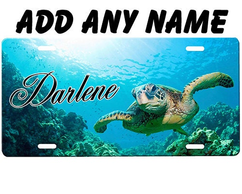 Sea Turtle License Plate | Etsy