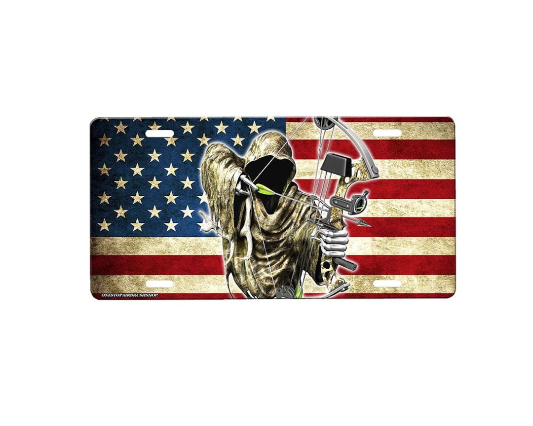 Bow Hunter License Plate - Etsy