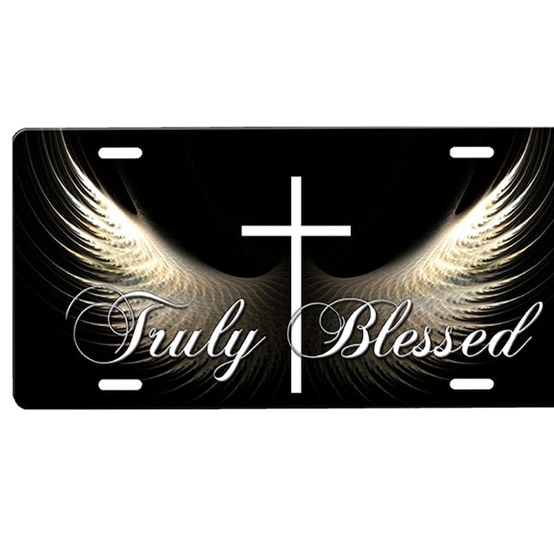 Angel Wings Front License Plate - Etsy