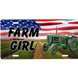 Tractor License Plate - Etsy