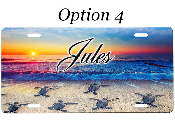 Sea Turtles License Plate | Etsy