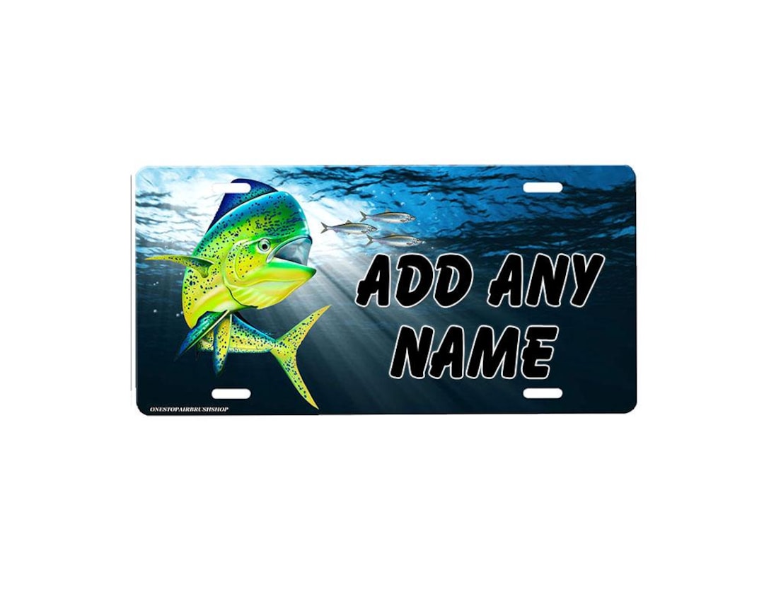 Mahi Personalized Front License Plate - Etsy