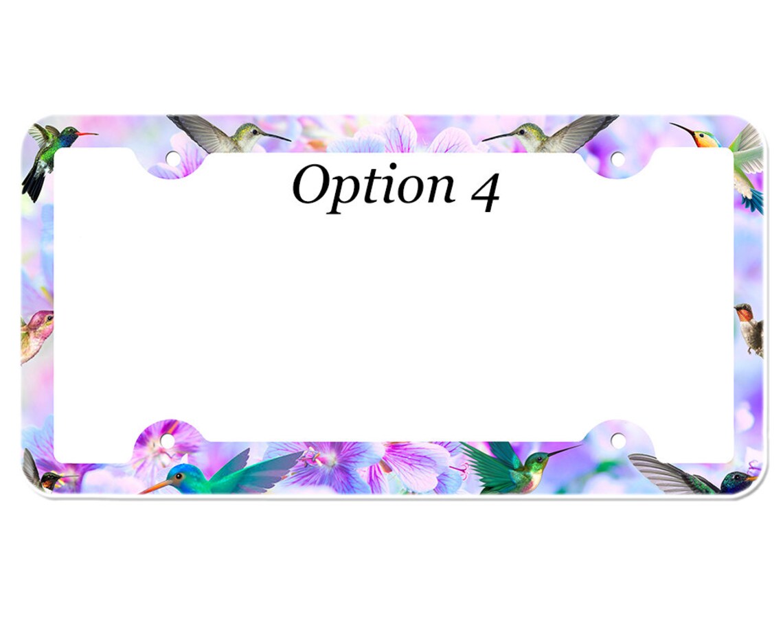 Hummingbird License Plate Frame - Etsy