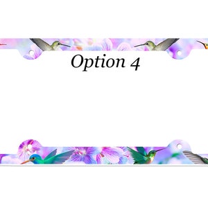 Hummingbird License Plate Frame - Etsy
