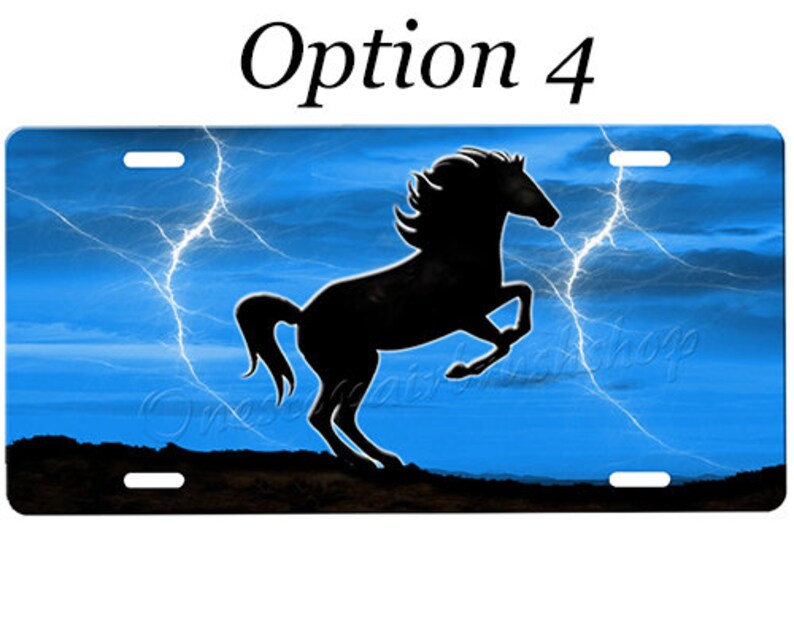 Horse License Plate - Etsy