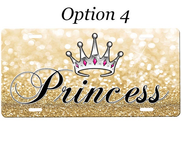 Princess Crown License Plate - Etsy