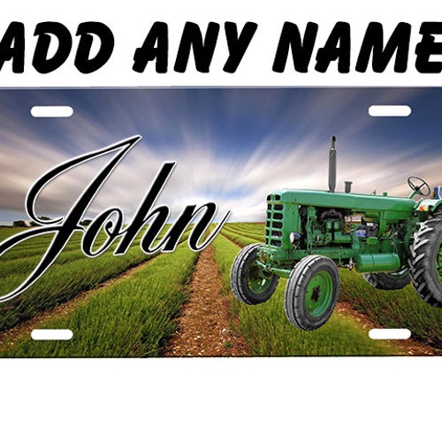 Farm License Plate Cow License Plate Front Car Tag Front - Etsy