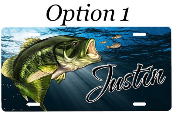 Bass License Plate - Etsy