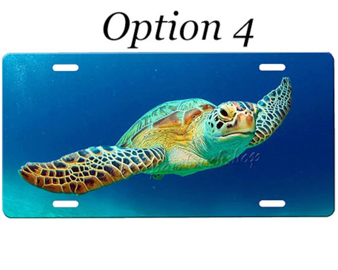 Sea Turtle License Plate | Etsy