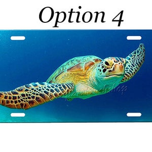 Sea Turtle License Plate | Etsy