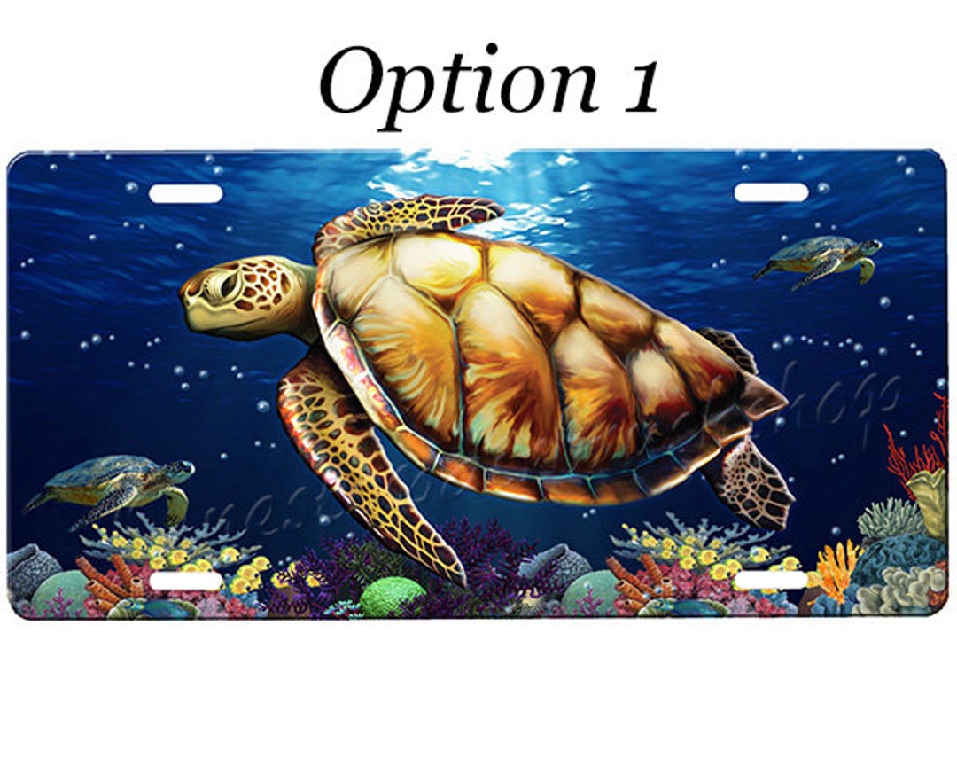 Sea Turtle License Plate - Etsy