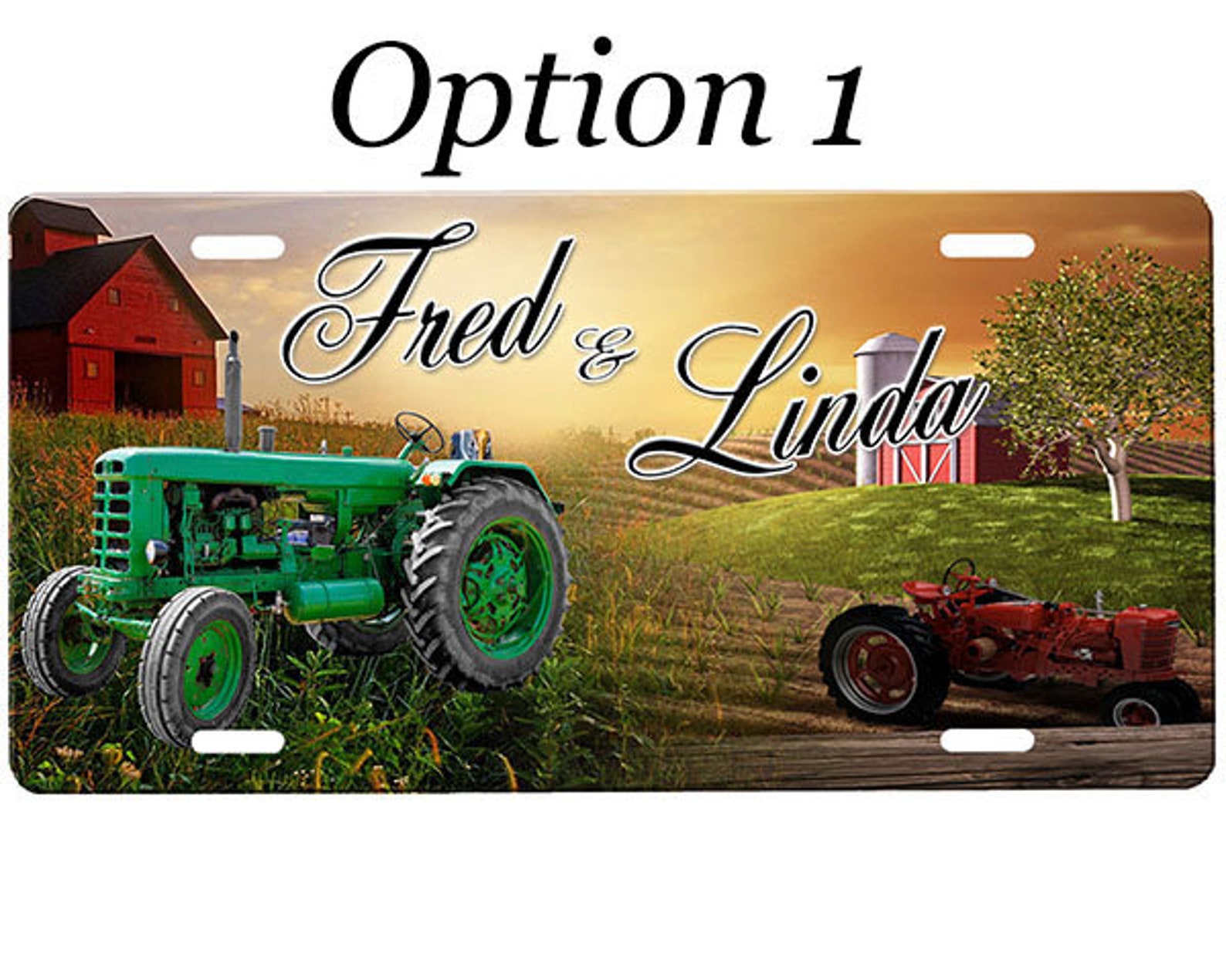 Tractor License Plate - Etsy