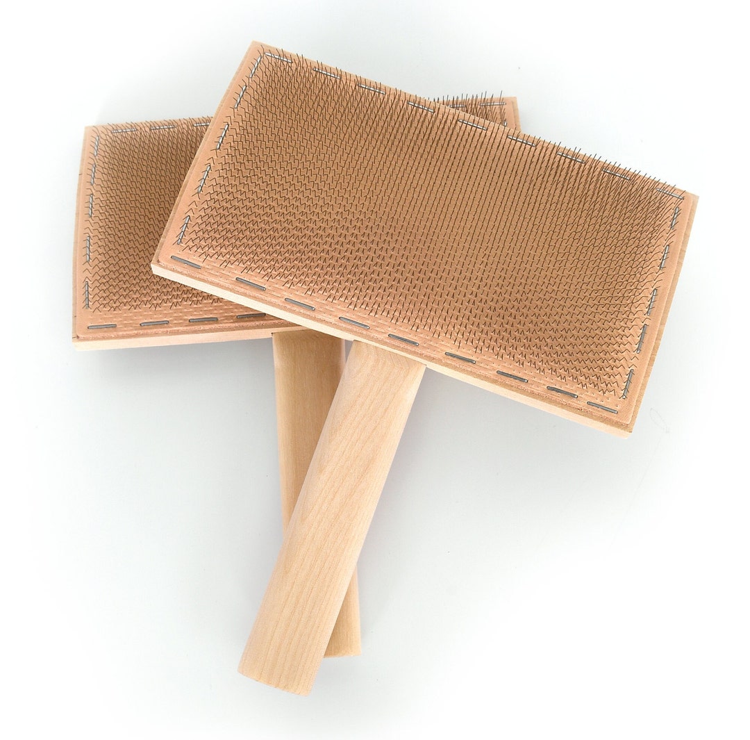 Hand Carders, Carding Fibers, LEATHER 108 TPI - Etsy