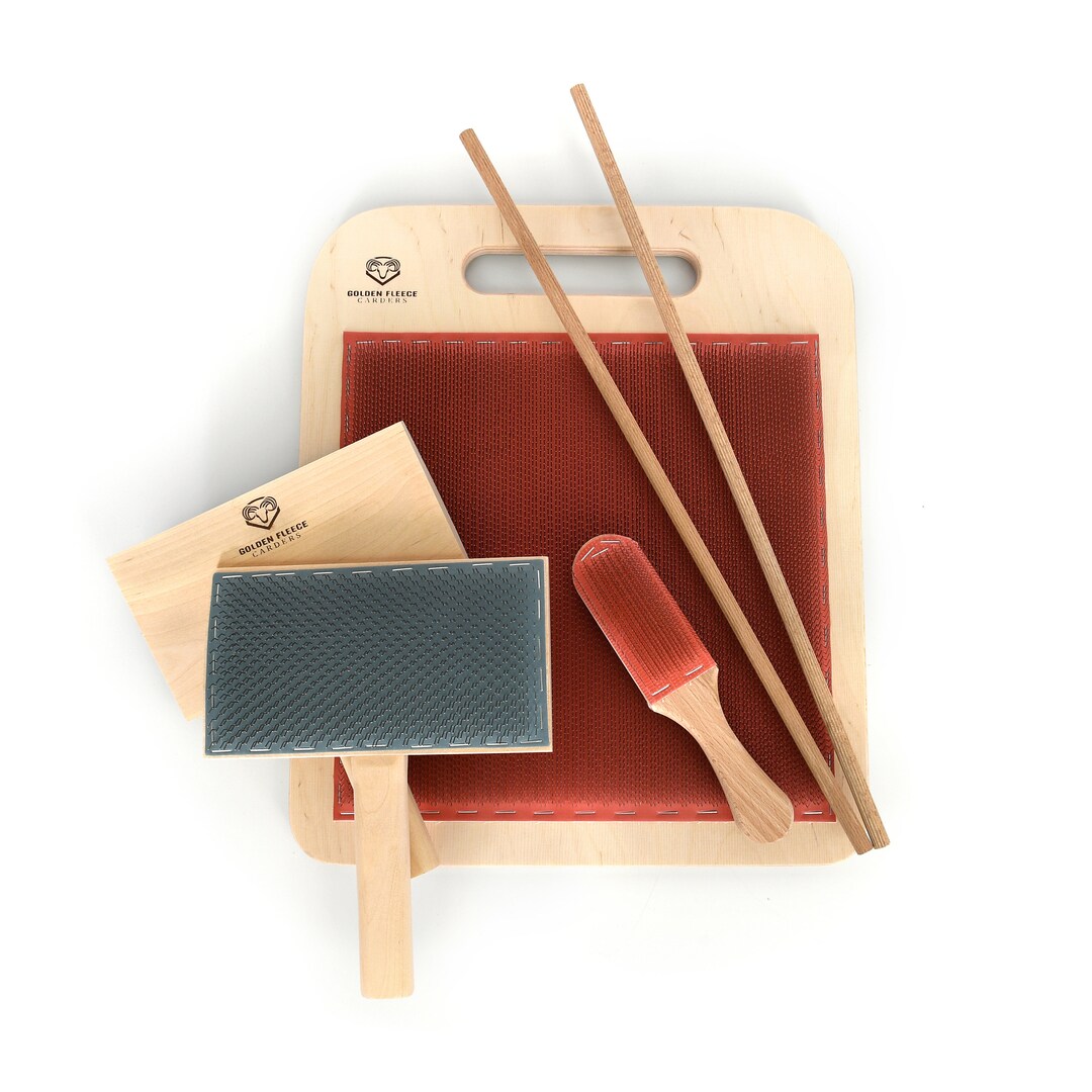 Carding, Blending Wool and Other Fibers: Hand Carders & Blending Board ...
