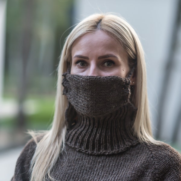 Mens Knitted Mask - Etsy