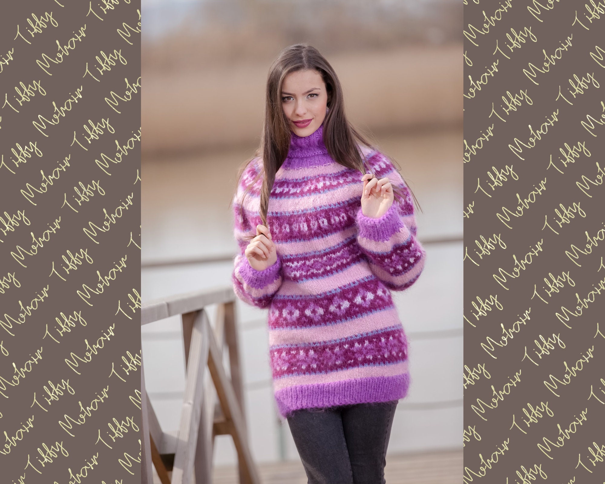 Vintage Nordic Sweater Scandinavian Hand Knitted pullover | Etsy