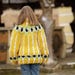 Yellow Icelandic Merino Wool Sweater, Hand Knitted Lopi Turtleneck ...