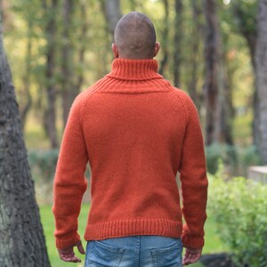 Extremely Soft Extra Fine Italian Merino Wool, Turtleneck Men Sweater ...