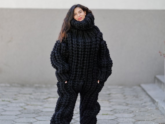 16 Strands Wool Catsuit 100 % Wool Hand Knitted Woolen | Etsy