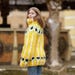 Yellow Icelandic Merino Wool Sweater, Hand Knitted Lopi Turtleneck ...