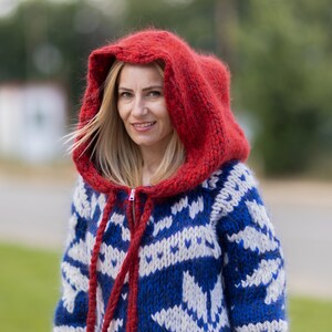 100 % Wool and Mohair Mix Hand Knitted Catsuit , Icelandic Overall ...