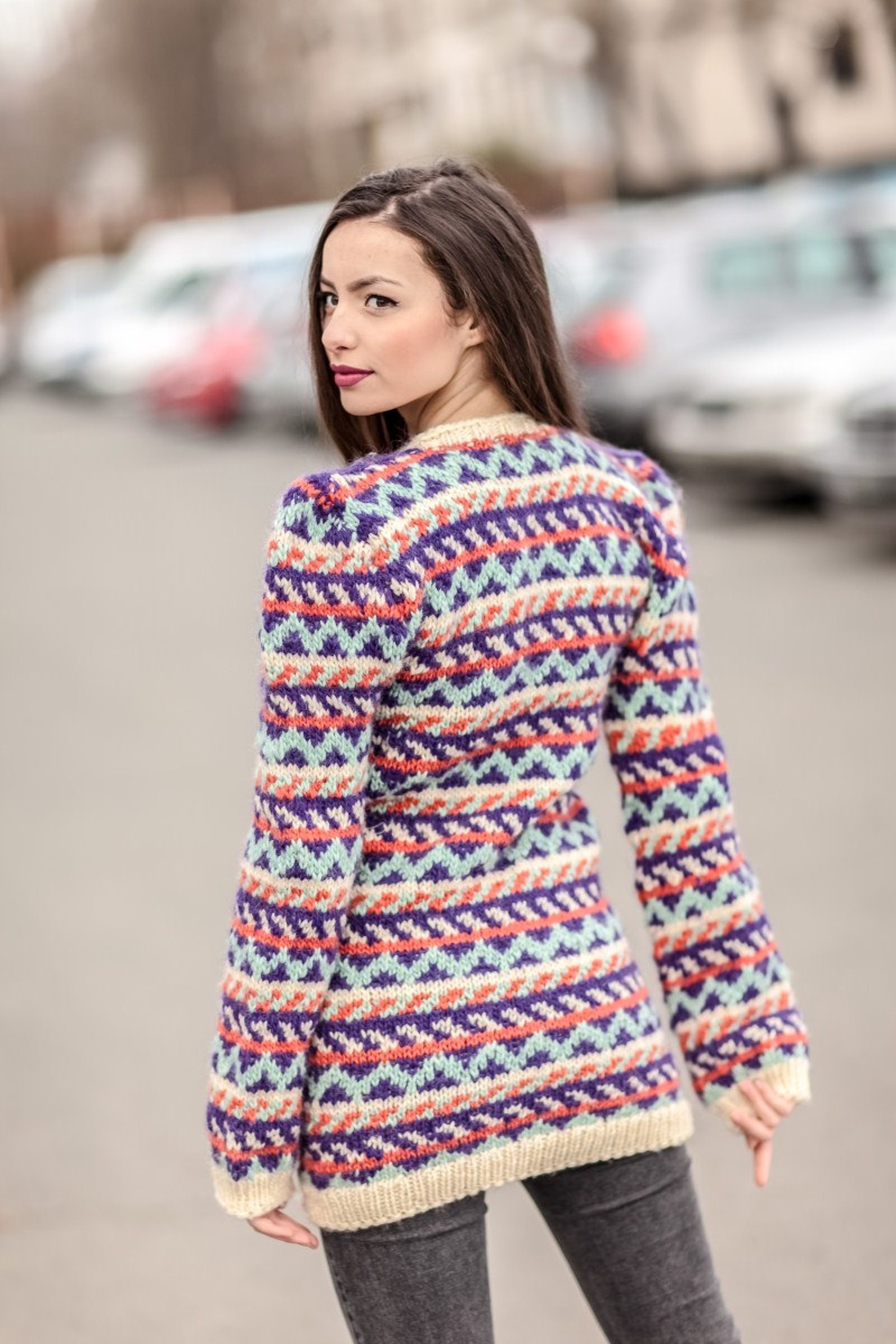 Lopi Wool Sweater Icelandic Sweater Hand Knitted Sweater - Etsy