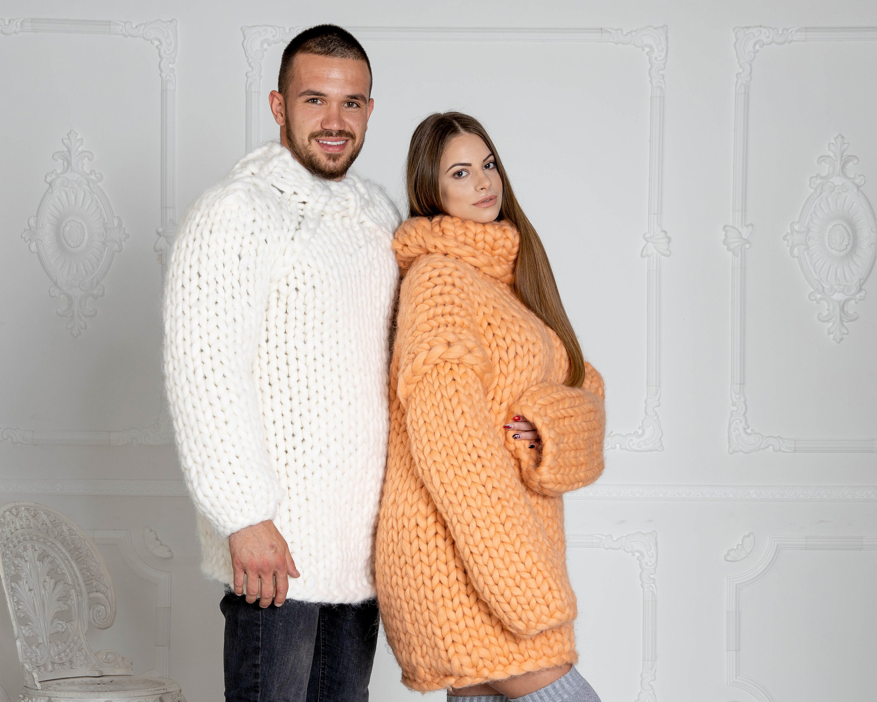 2.5 kg CHUNKY KNIT SWEATER bulky sweater Giant knit sweater | Etsy