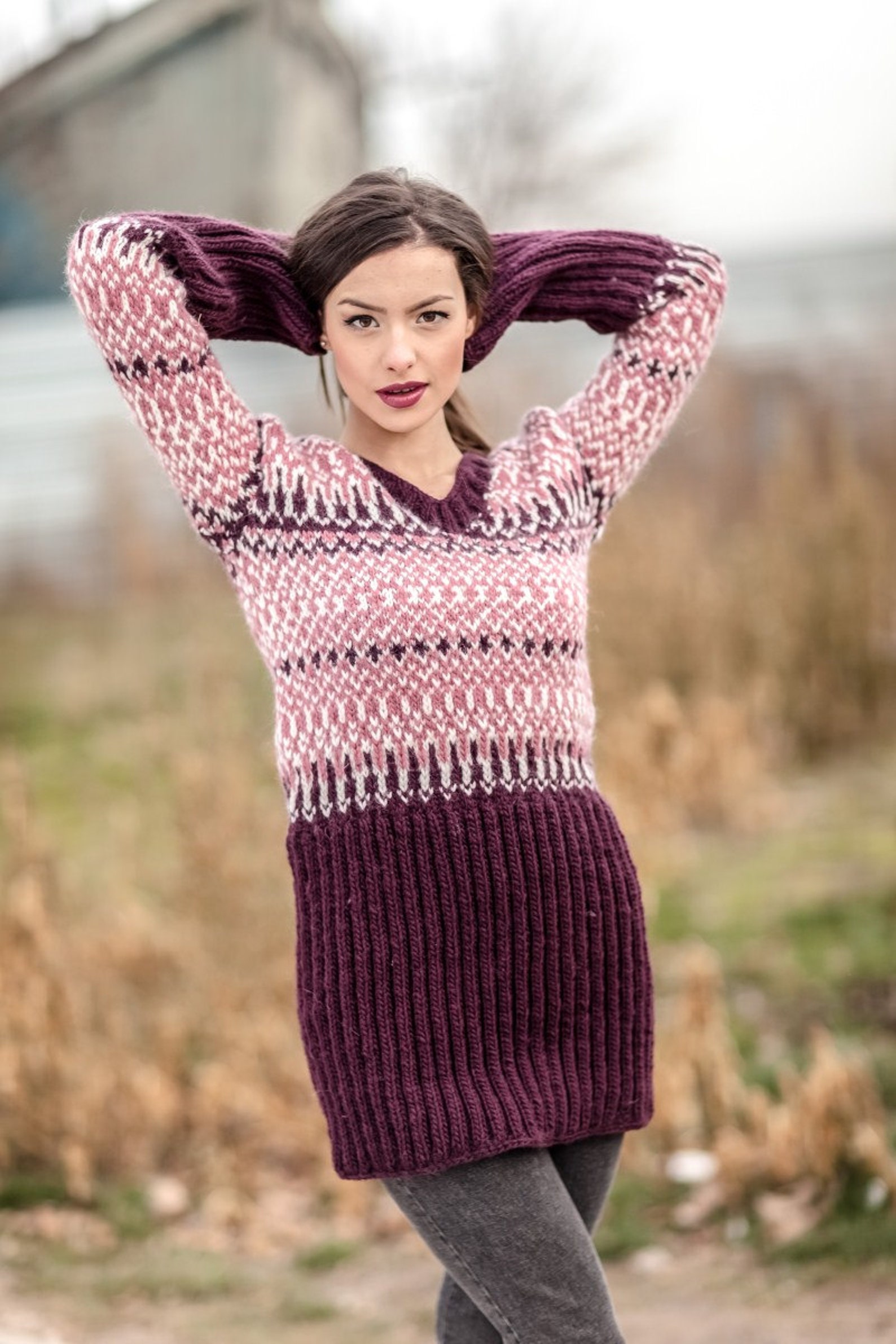 Lopi Wool Sweater Icelandic Sweater Hand Knitted Sweater - Etsy