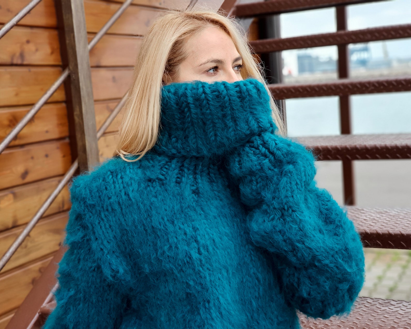 8 Strands Hairy Suri Alpaca and Wool Sweater Very Chunky and | Etsy