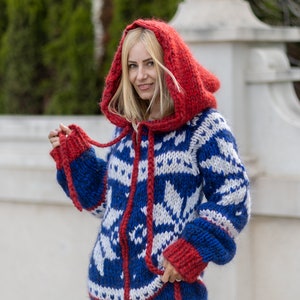 100 % Wool and Mohair Mix Hand Knitted Catsuit , Icelandic Overall ...