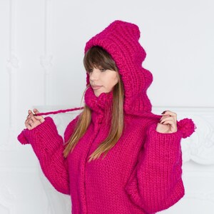 3.5 kg Wool Catsuit Hand Knit Woolen Overall Hooded catsuit | Etsy