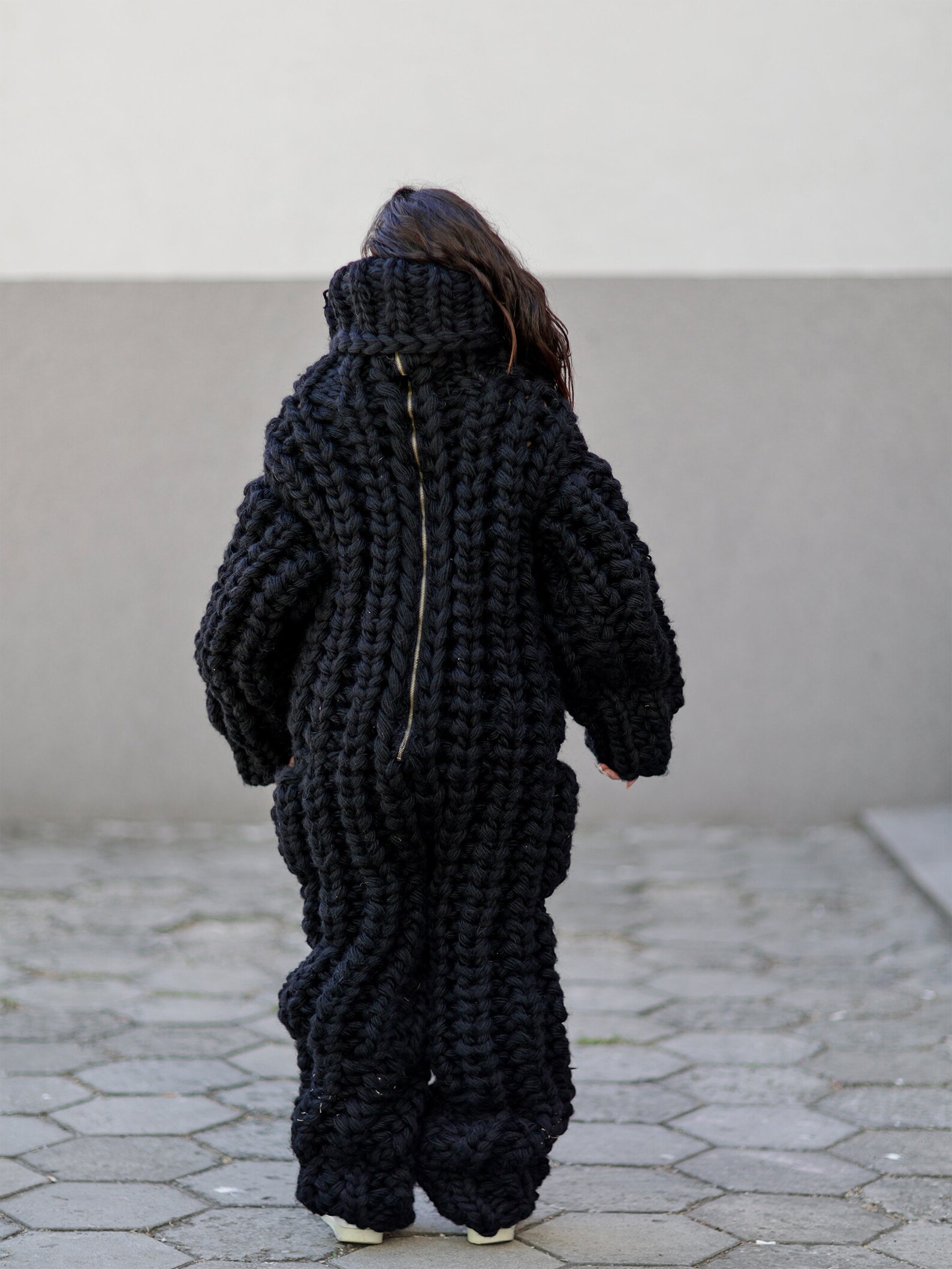 16 strands Wool Catsuit 100 % wool Hand Knitted Woolen | Etsy