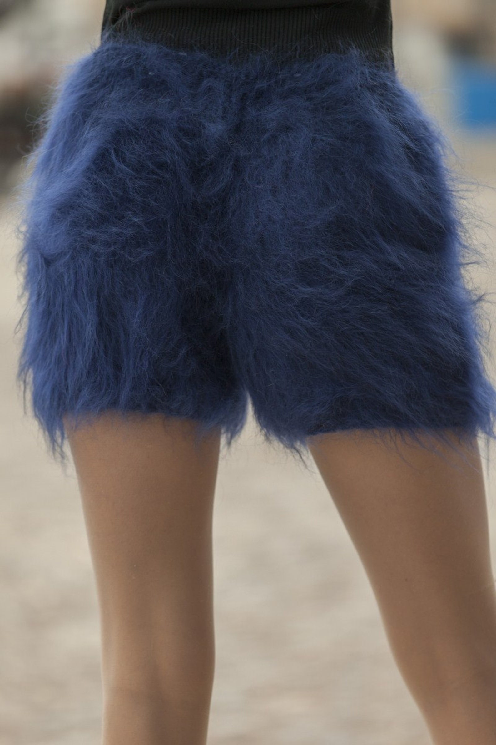 Knit Mohair Shorts Fuzzy Shorts Mohair Pants Knitted - Etsy