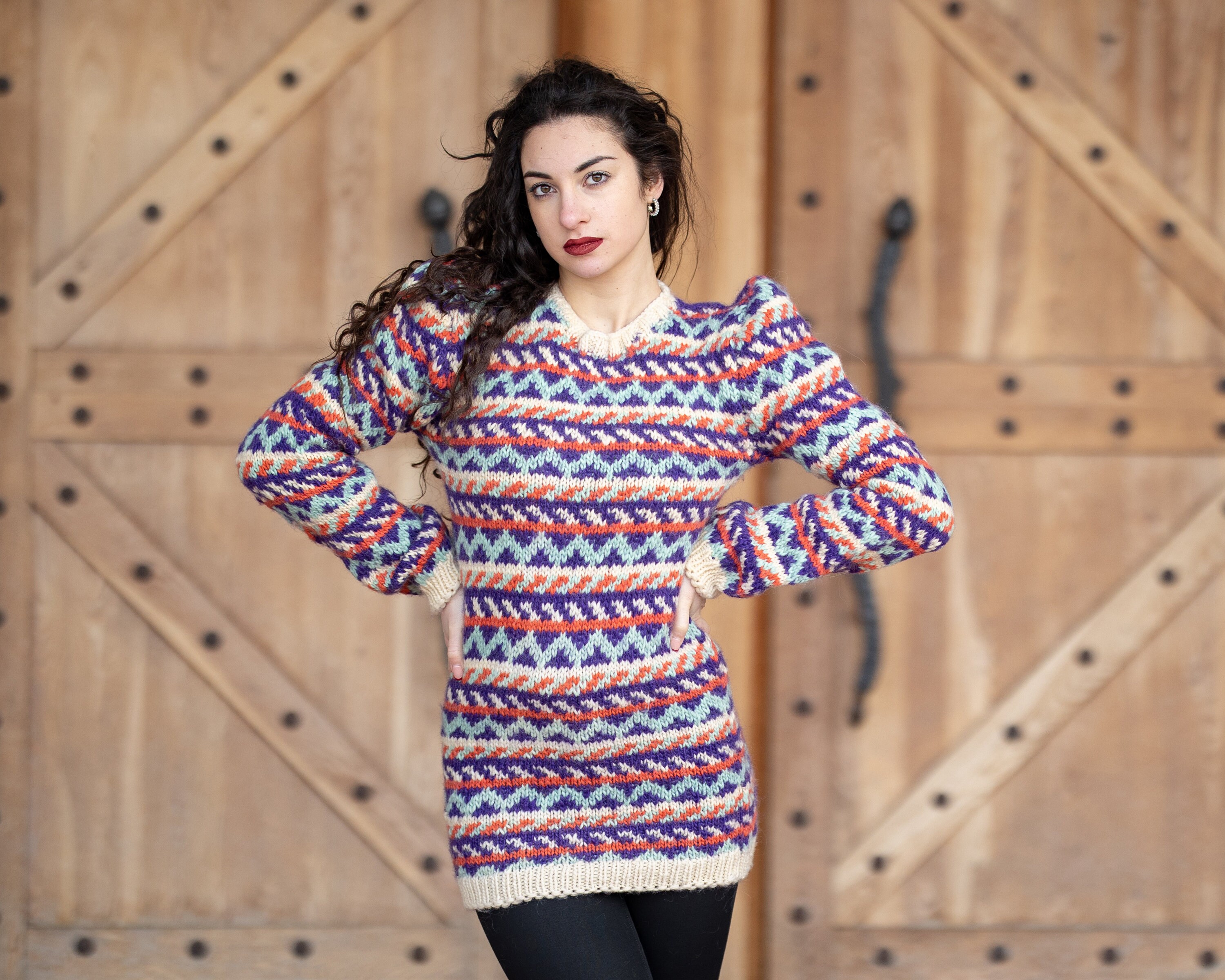 Lopi Wool Sweater, Icelandic Sweater, Hand Knitted Sweater Lopi Wool Sweater, Icelandic Sweater, Hand Knitted Sweater