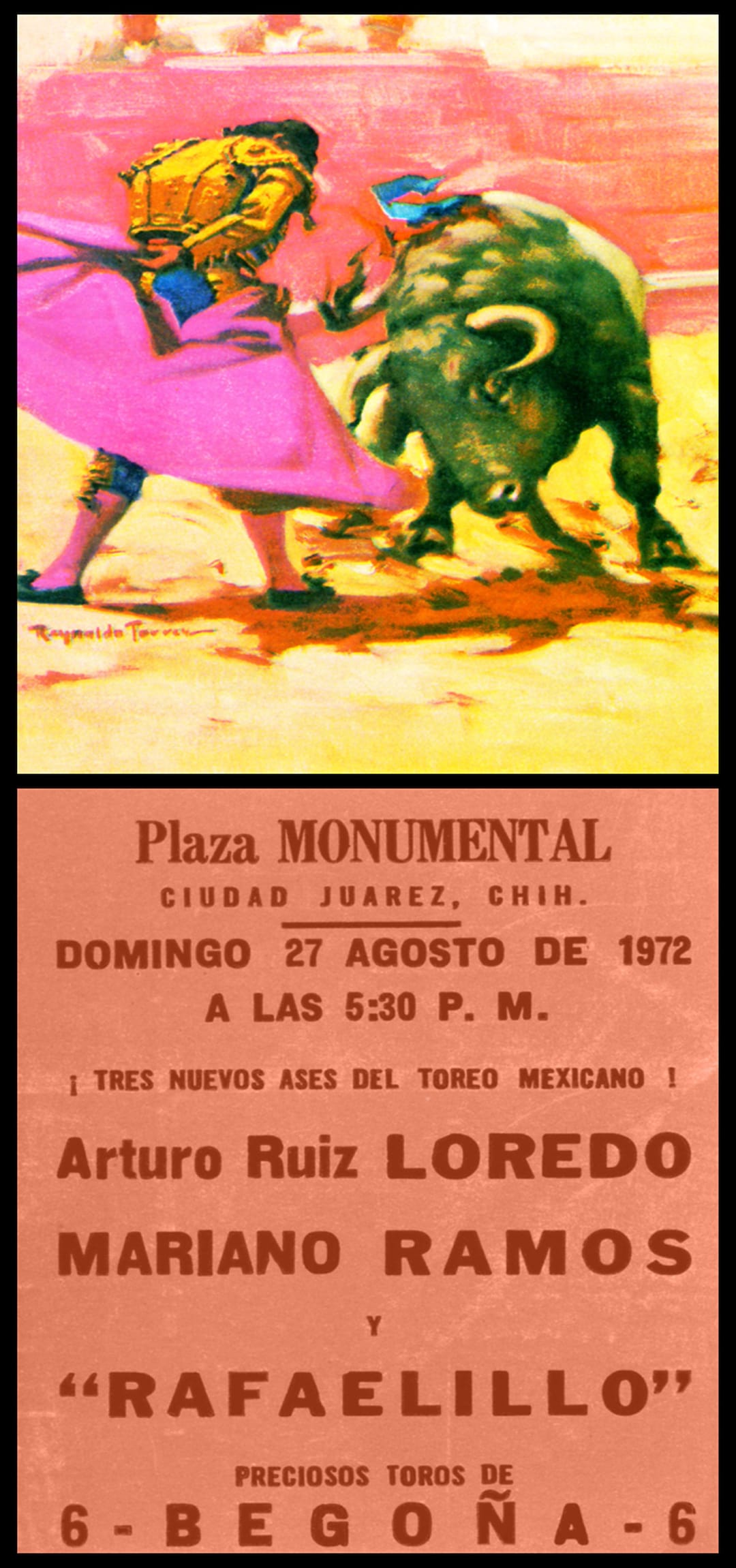 Bullfighting - Plaza De Toros De Ciudad Juarez #4 Canvas Art Poster 12 ...