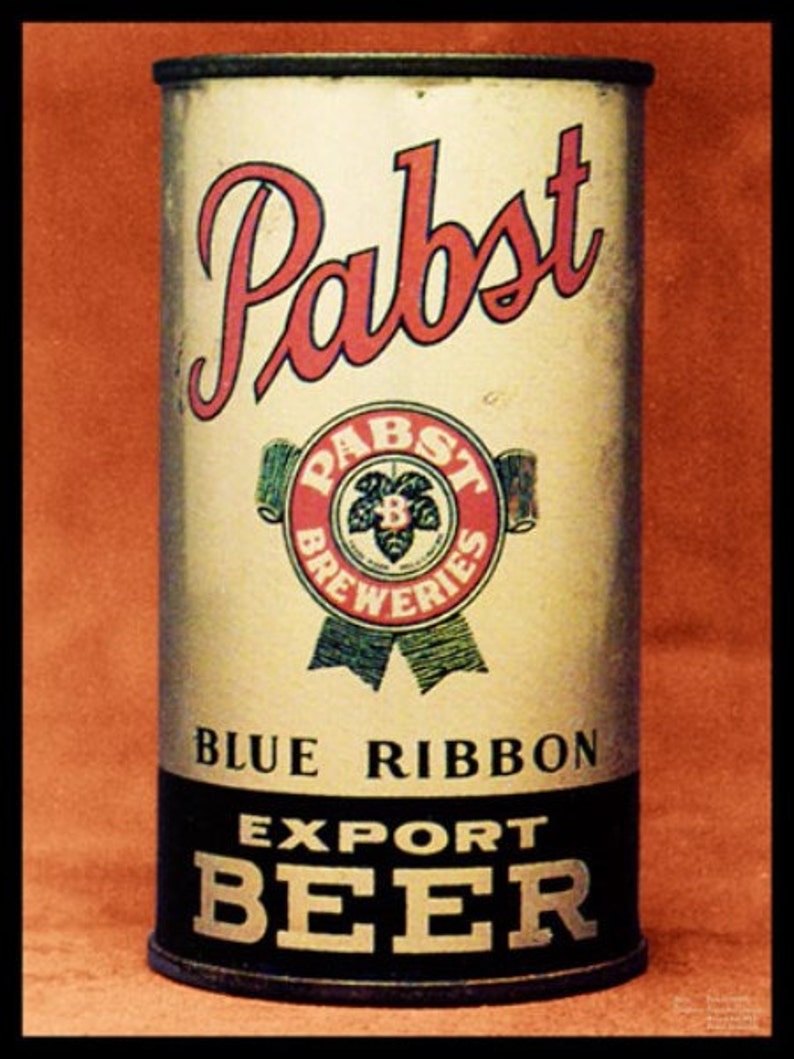 Beer Cans Pabst 1939 Canvas Art Poster 18x 24 - Etsy