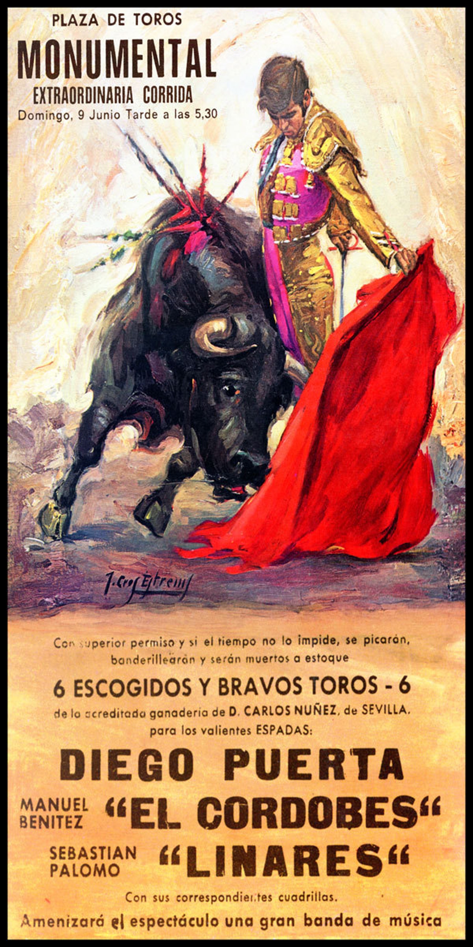 Corridas de Toros Plaza De Toros Monumental Barcelona 9 lienzo arte ...