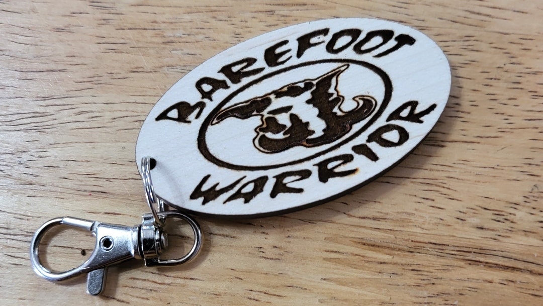 Da Barefoot Warrior Keychain - Etsy