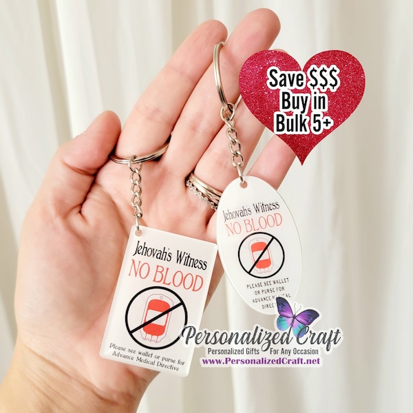 Jw Blood Card - Etsy