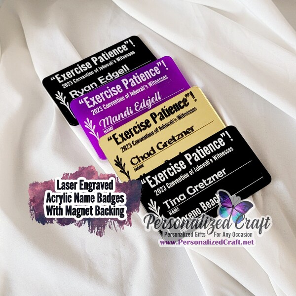 Jw Convention Badges - Etsy