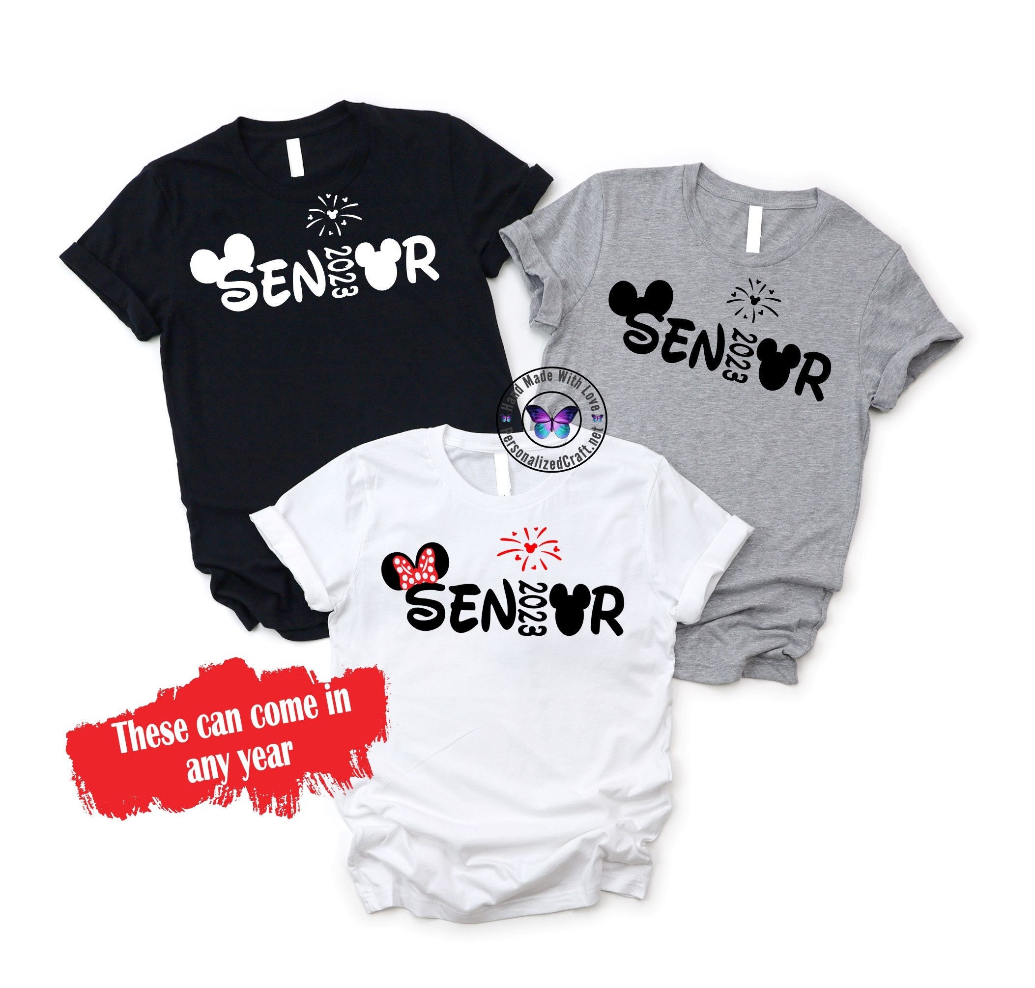 Disney SENIOR CLASS 2023 Mickey Mouse Minnie Mouse Inspired T-shirt ...